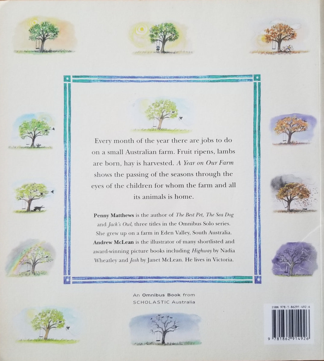 A Year on our Farm - Penny Matthews & Andrew McLean – Evernew Book Store