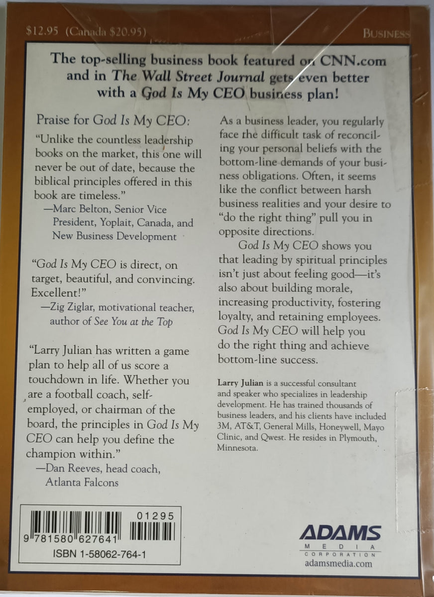 God Is My CEO - Larry Julian – Evernew Book Store
