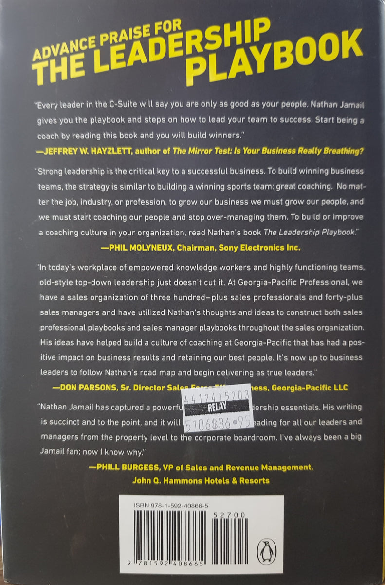 The Leadership Playbook: Creating a Coaching Culture to Build Winning ...